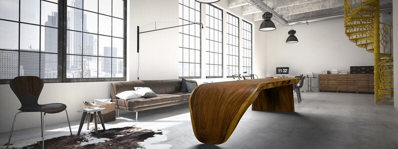 Curved Shape Acacia Wood Table 10 Ft X 40 | Etsy