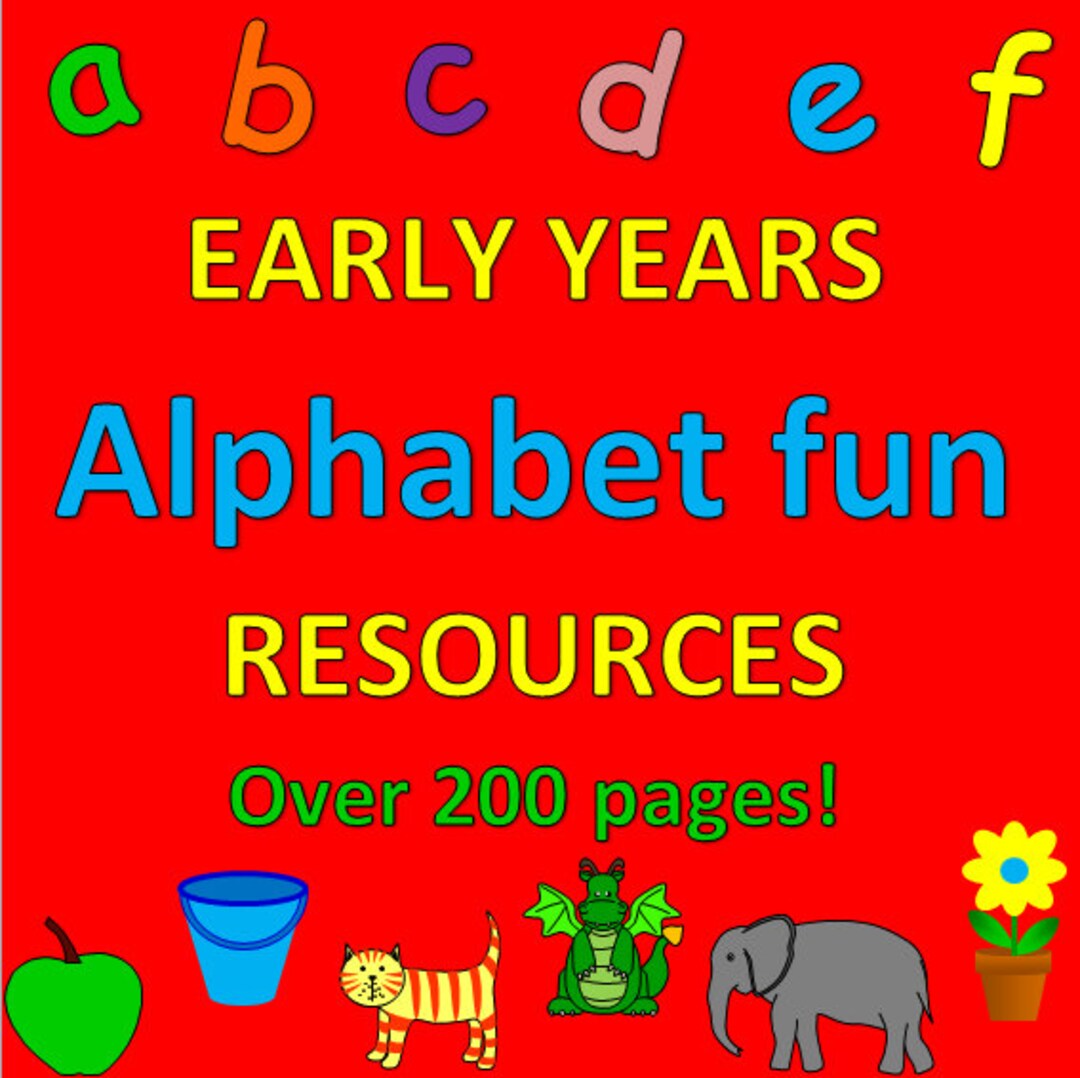 ALPHABET FUN Printables- Literacy, Phonics - Etsy