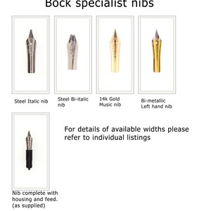 Bock Nib 18 Karat Gold Nib - Etsy