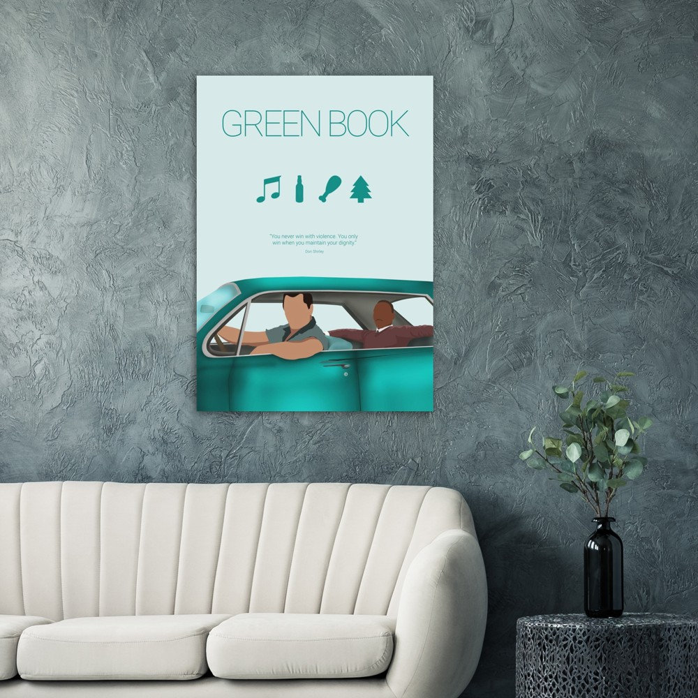 Green Book, Film Poster, Minimalist, Film Poster, Film, Cult, Gift ...