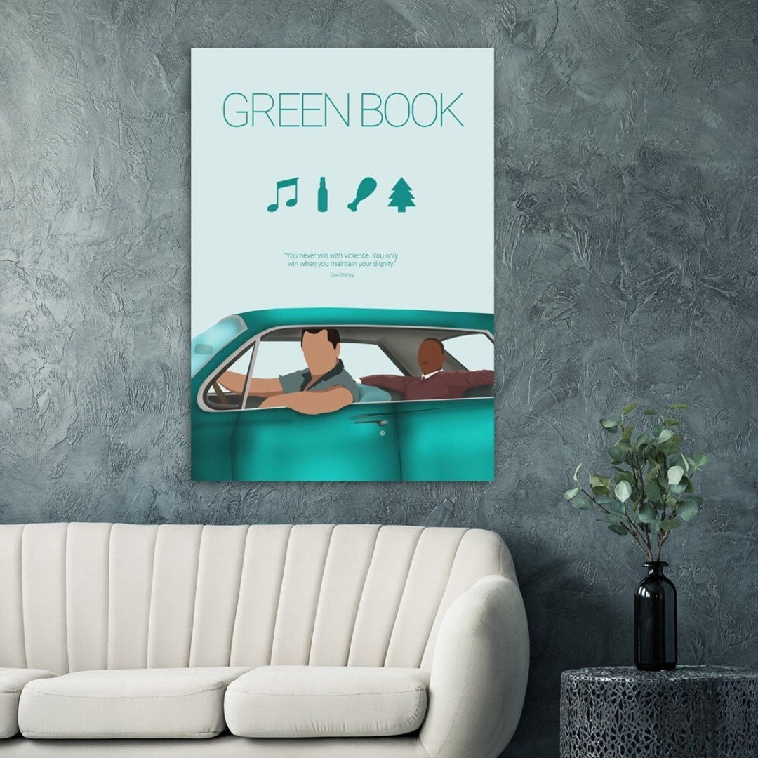 Green Book, Film Poster, Minimalist, Film Poster, Film, Cult, Gift ...