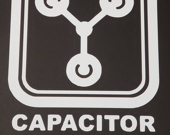 Flux Capacitor Gigawatt Bumper Sticker Interior or Exterior JDM Prank ...