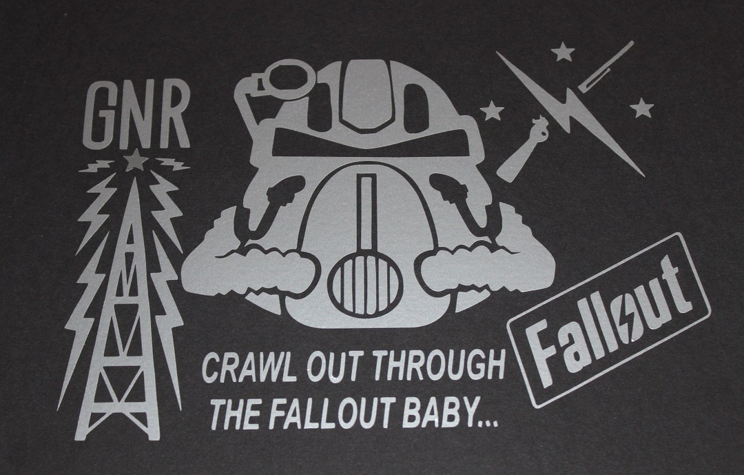Crawl Out Through the Fallout Car Decal - Etsy