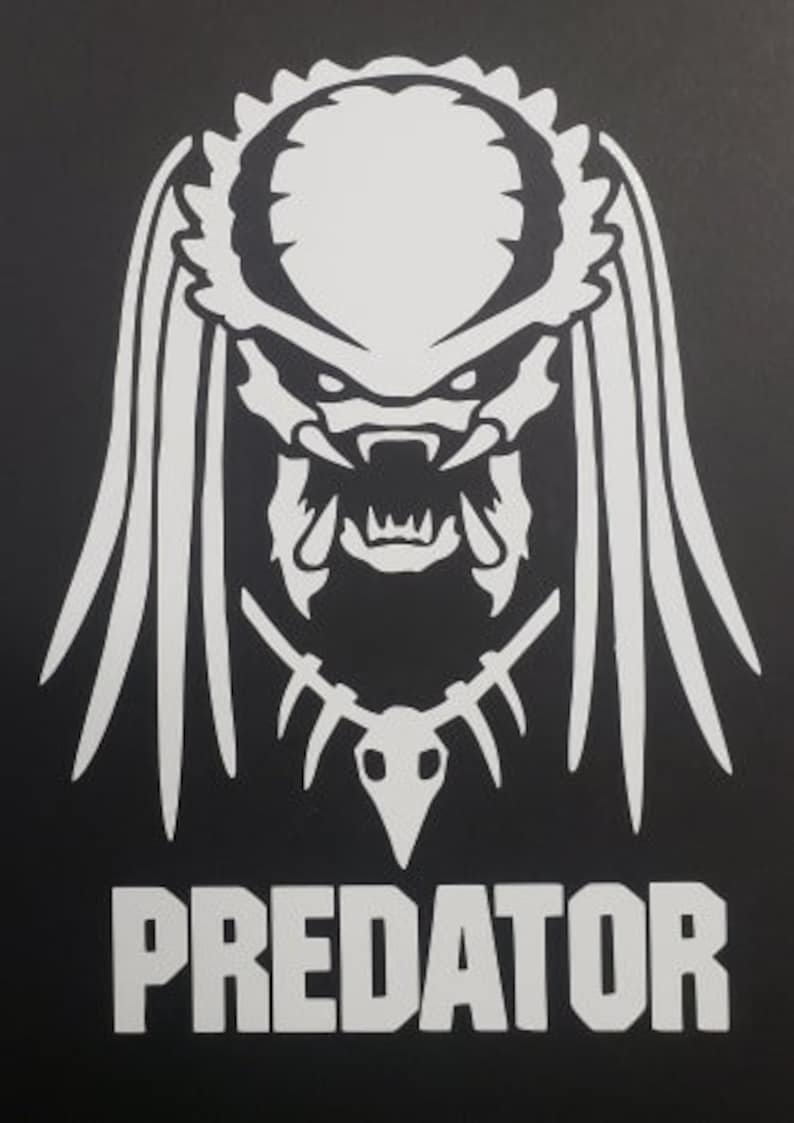 Predator Car Decal | Etsy