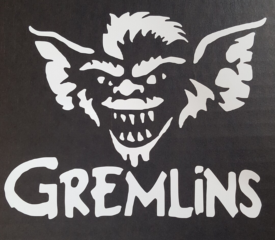 Stripe Gremlins Car Decal - Etsy