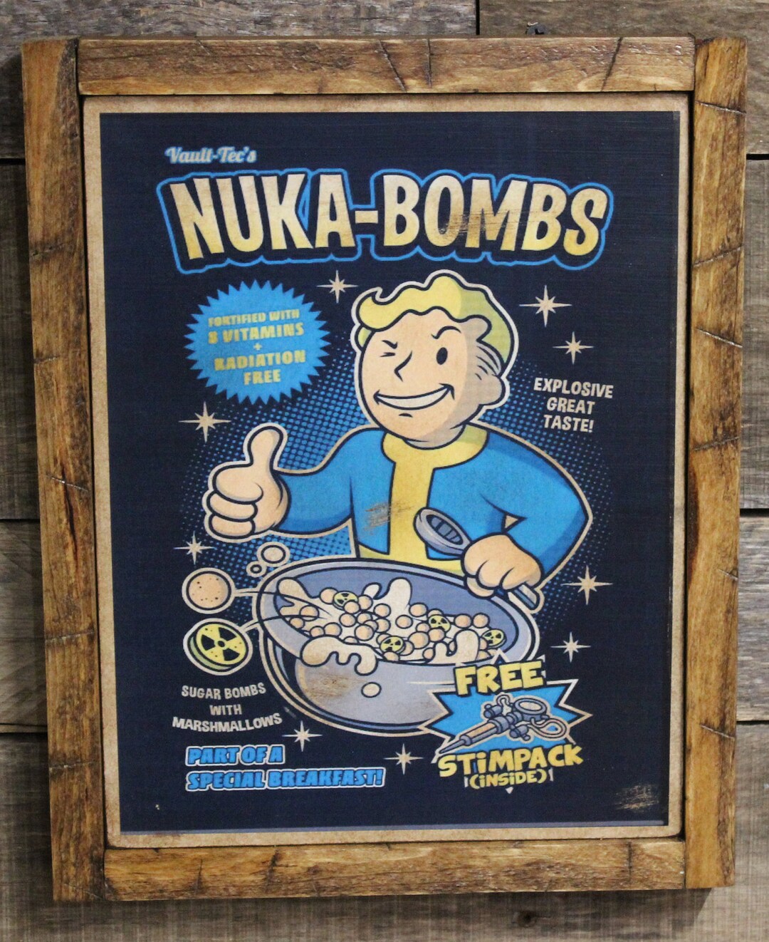 Nuka-bombs Cereal Wall Art great Addition to Any Fallout - Etsy