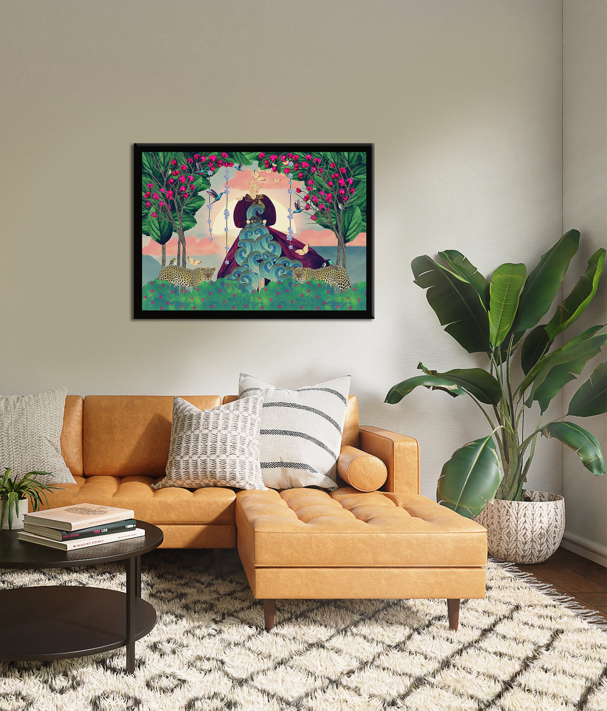 Original Maximalist Collage Artwork, Dopamine Decor, Unframed Print ...