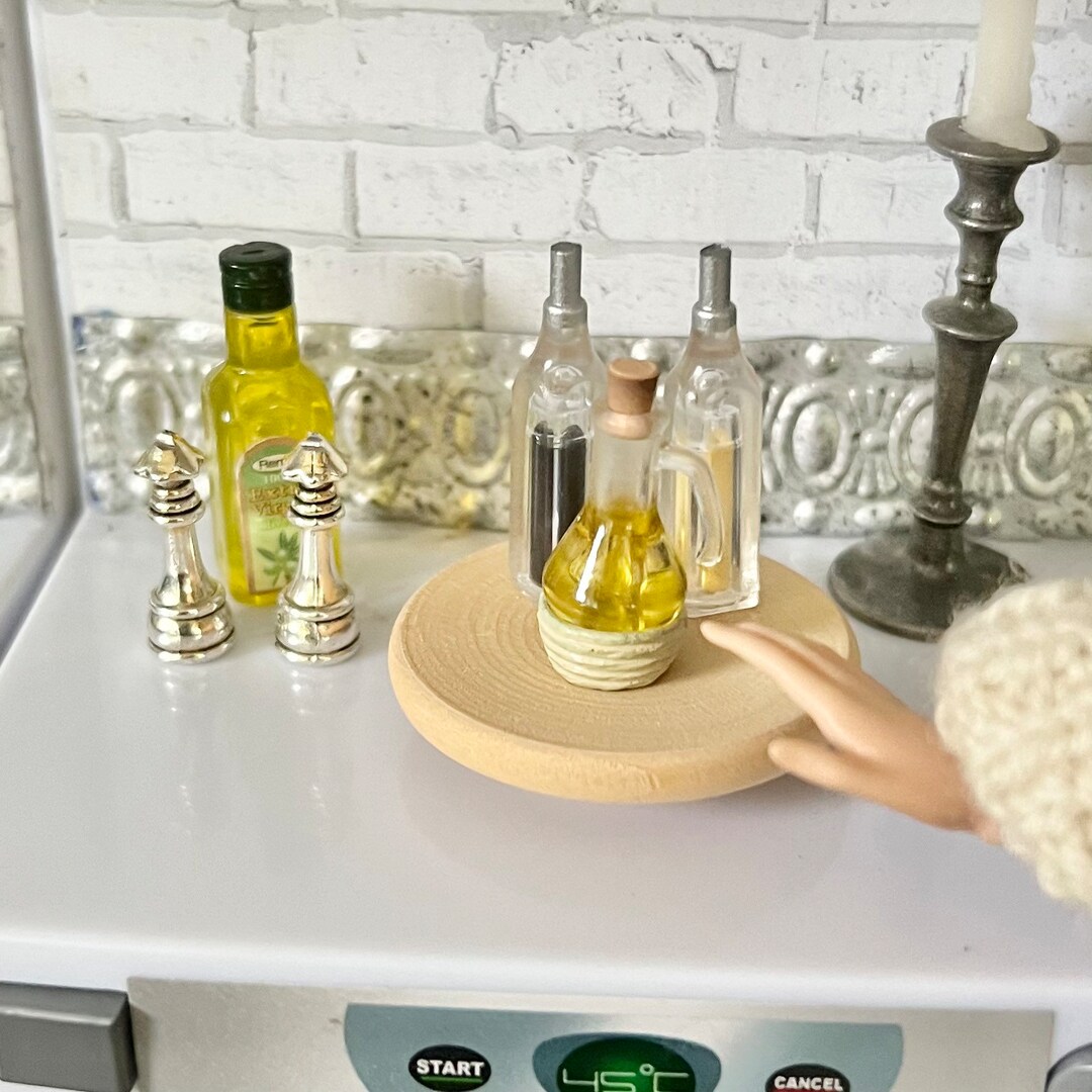 Miniature Lazy Susan Fashion Doll 1:6 Playscale Pedestal Display ...