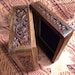 Rosewood Indian Box Beautiful Boho Vintage Indian Rosewood Hand Carved ...