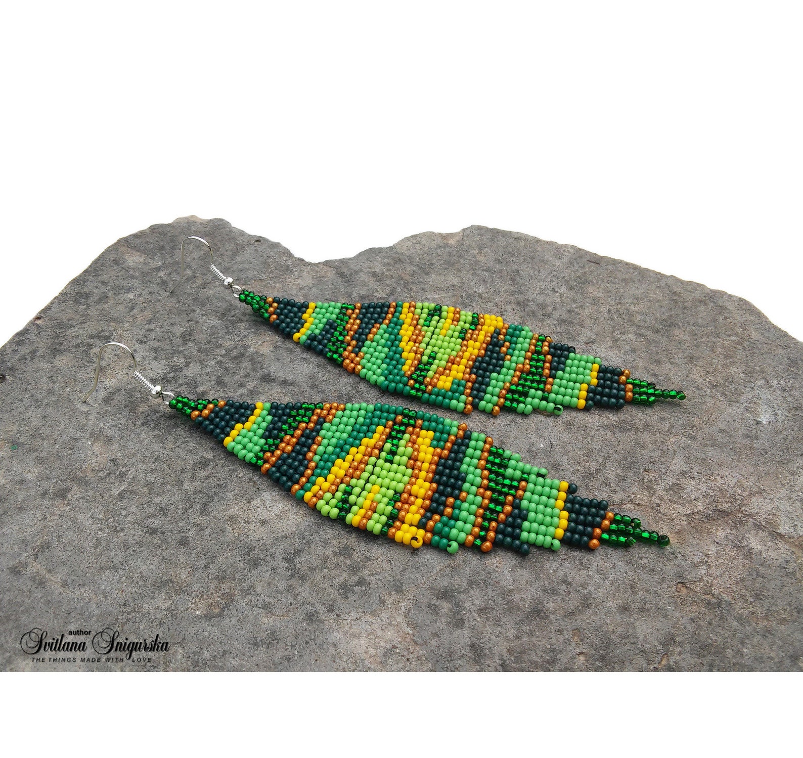 Unusual Abstract Colorful Geometric Earrings Statement - Etsy