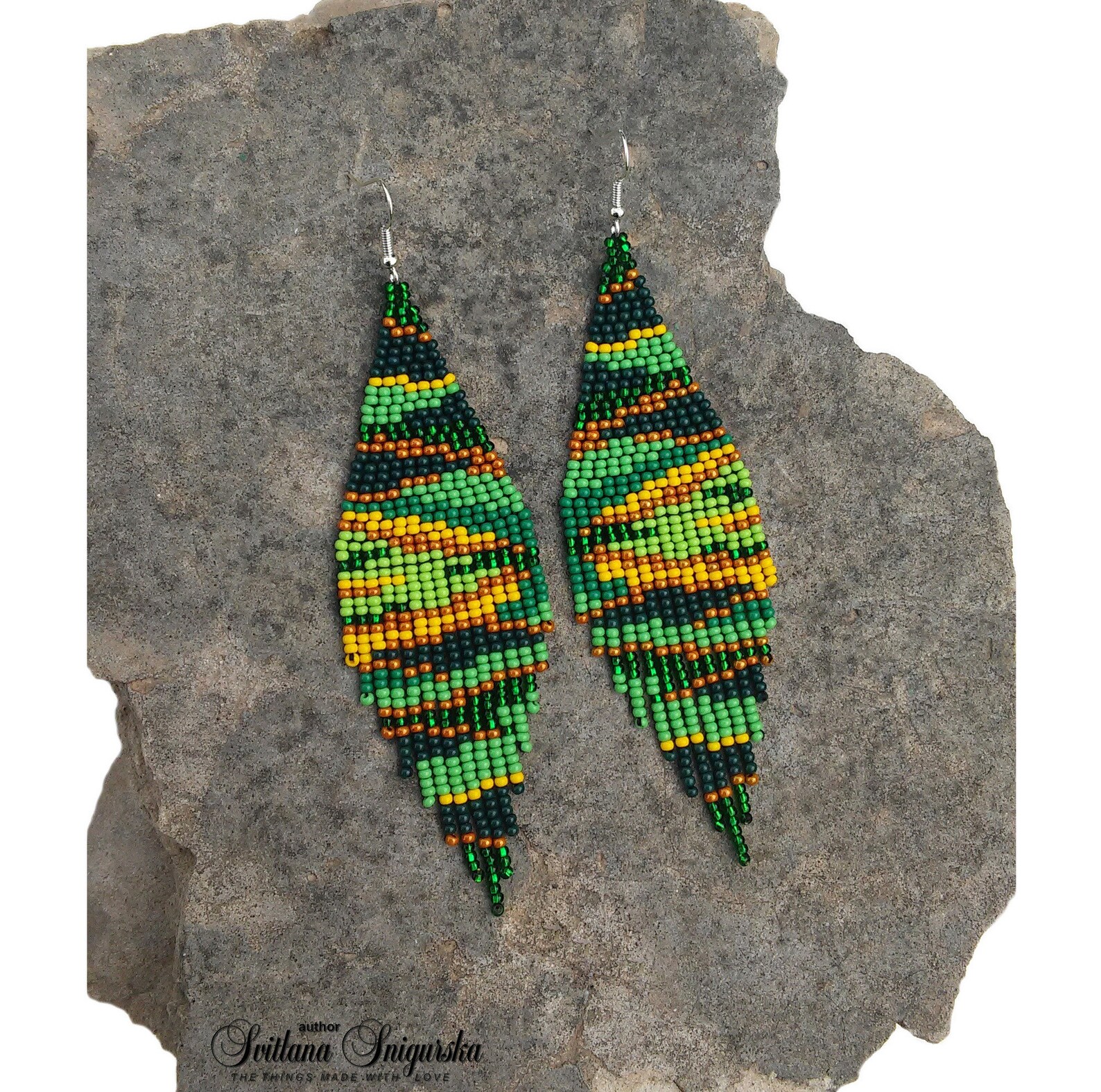 Unusual Abstract Colorful Geometric Earrings Statement - Etsy