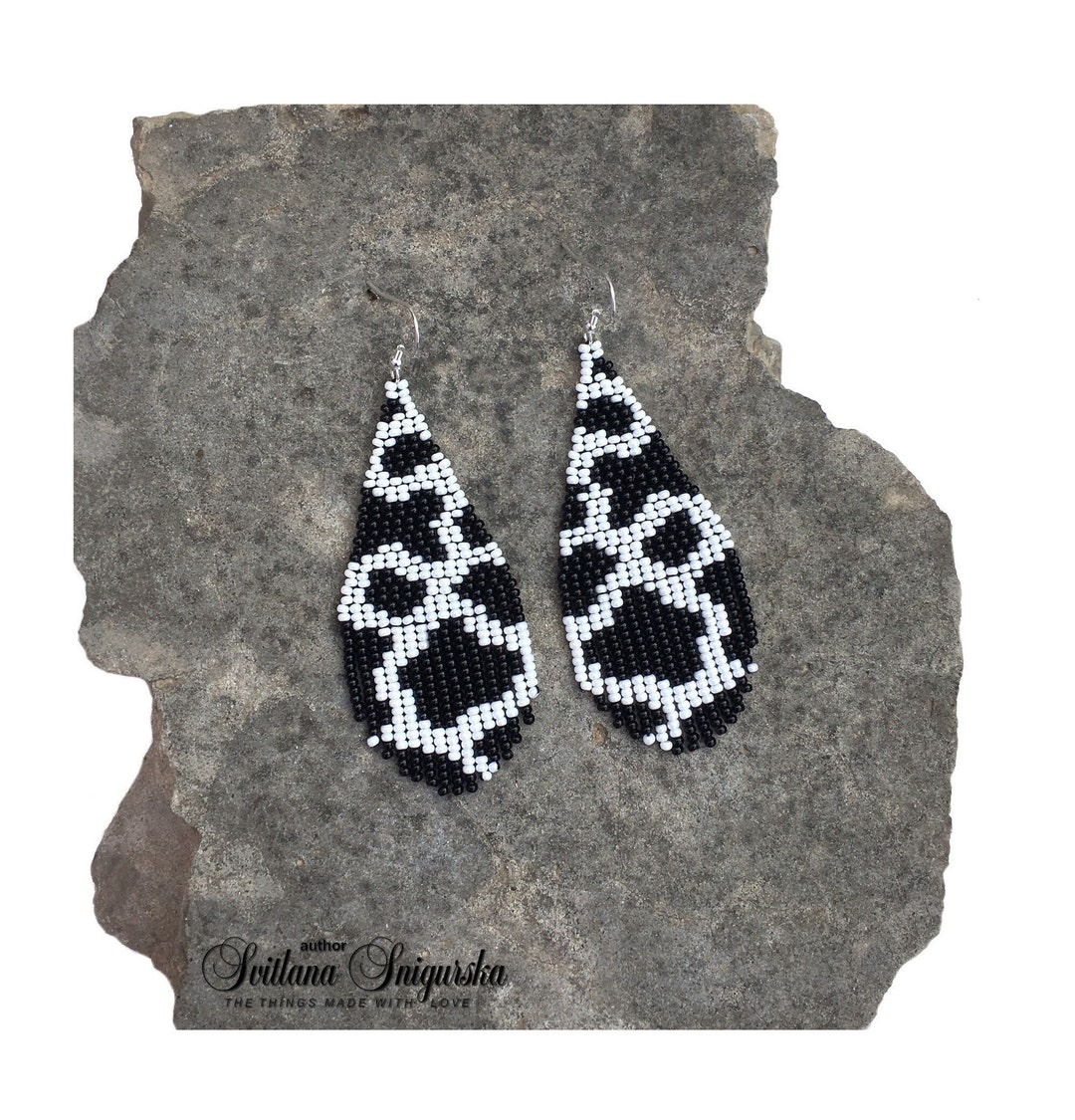 Cow Cowgirl Cow Print Funny Earrings Country Western Animal Native Bead ...