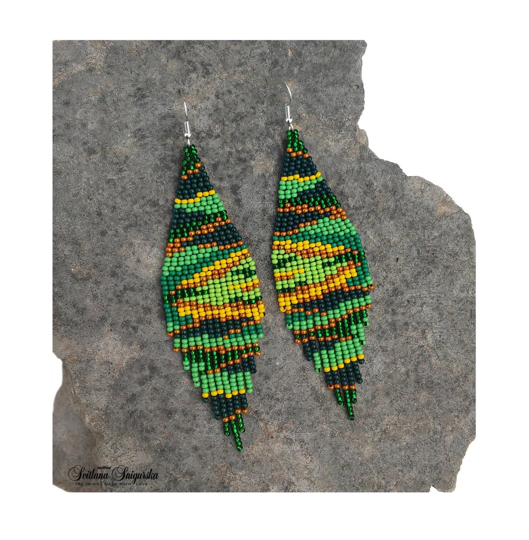 Unusual Abstract Colorful Geometric Earrings Statement Minimalist ...