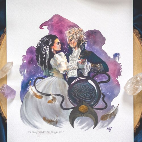 Labyrinth Original Fan Art Print it's Only - Etsy