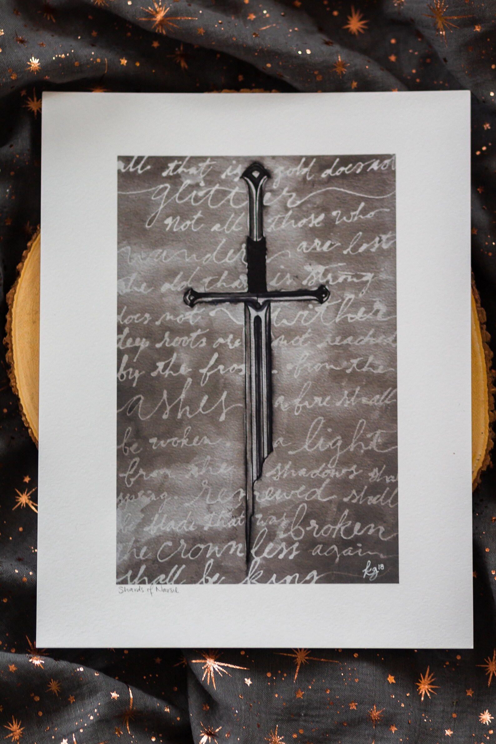 SHARDS OF NARSIL Print 8.5" X 11" - Etsy