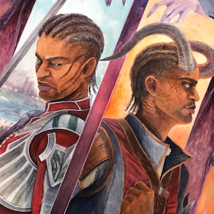 ORIGINAL the Blade | 12” X 16” Watercolor Painting | WYLL RAVENGARD Fan ...