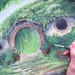 BAG END Print the HOBBIT Bilbo Baggins Hobbit Hole Painting - Etsy