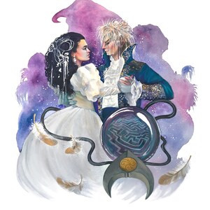 Labyrinth Original Fan Art Print | "it's Only Forever. Not Long at All ...