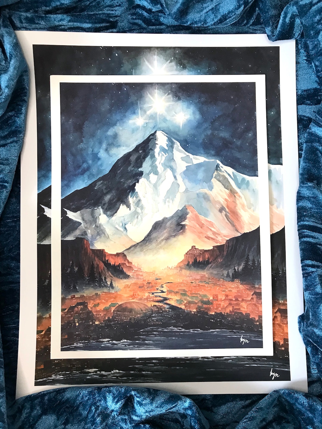 Officially Licensed Prints ACOTAR Painting VELARIS City of Starlight ...