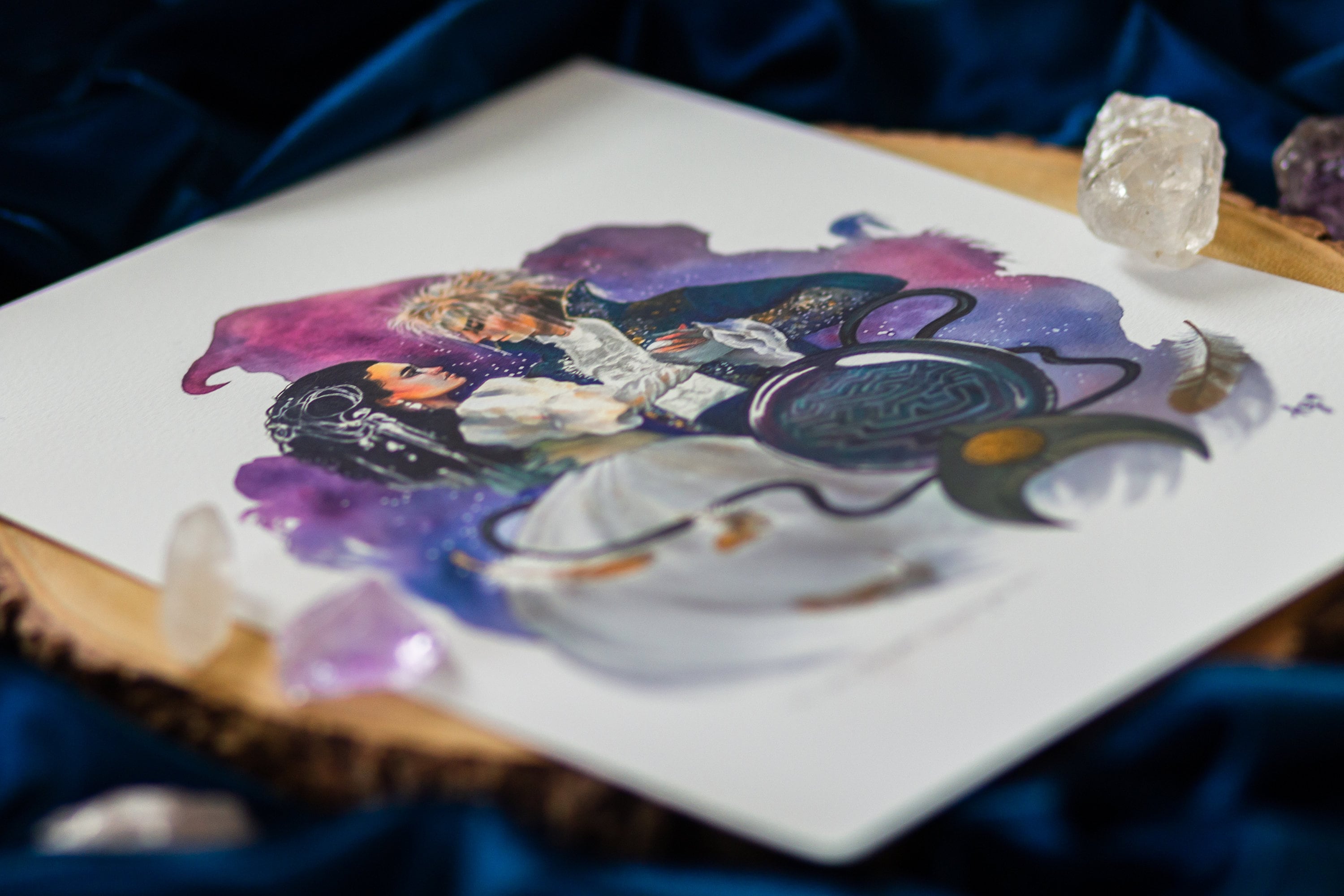 Labyrinth Original Fan Art Print | "it's Only Forever. Not Long at All ...