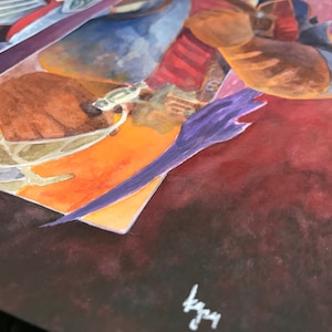 ORIGINAL the Blade | 12” X 16” Watercolor Painting | WYLL RAVENGARD Fan ...