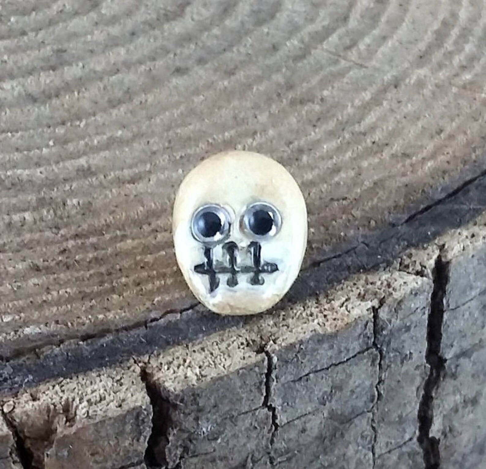 Miniature Skull , Mini Skull Decoration , Tiny Skull , Hand Painted ...