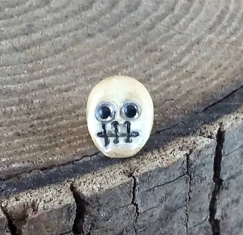 Miniature Skull , Mini Skull Decoration , Tiny Skull , Hand Painted ...