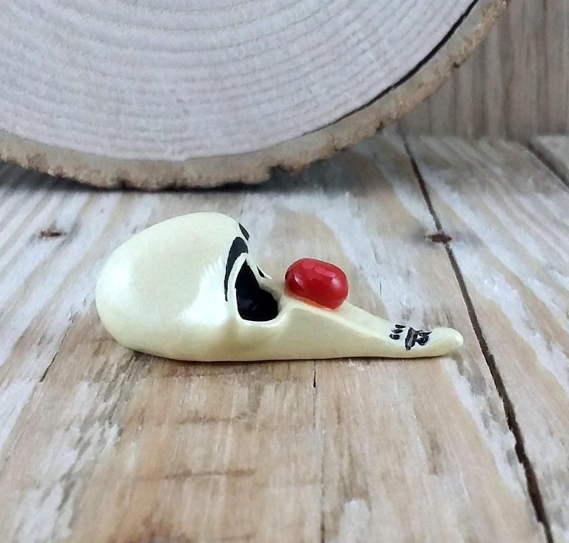 Clown Skull , Clay Clown Skull , Polymer Clay Skull , Clay Skull , Hand ...