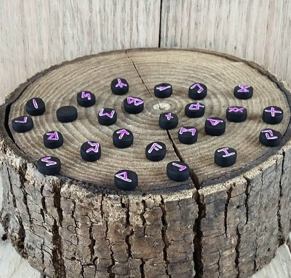 Miniature Viking Runes Neon Runes Clay Runes Mini Viking - Etsy