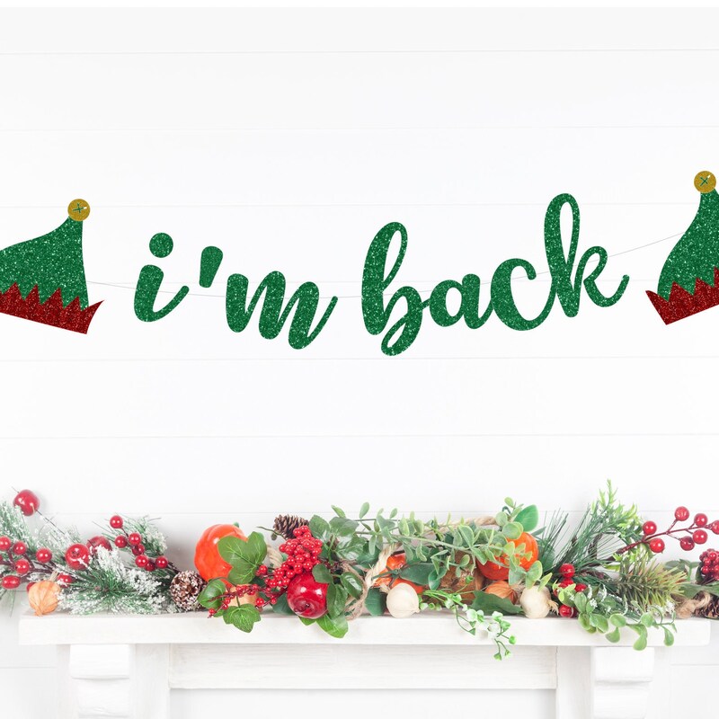 Im Back Elf Banner - Etsy