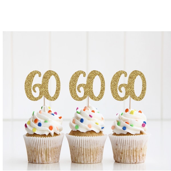 60th Cupcake Toppers - Etsy