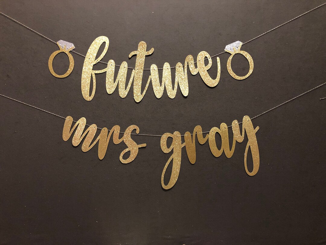 FUTURE MRS BANNER, Wedding Banners, Custom Banners, Bridal Shower ...