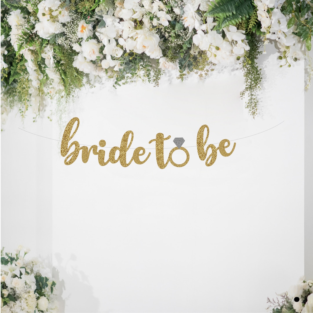 Bride to Be Banner, Bridal Shower Banners, Bridal Shower Decorations ...