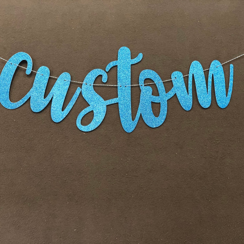 Turquoise Banner - Etsy