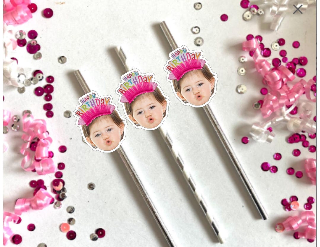 Custom Photo Straws, Custom Party Straws, Personalized Party Straws ...