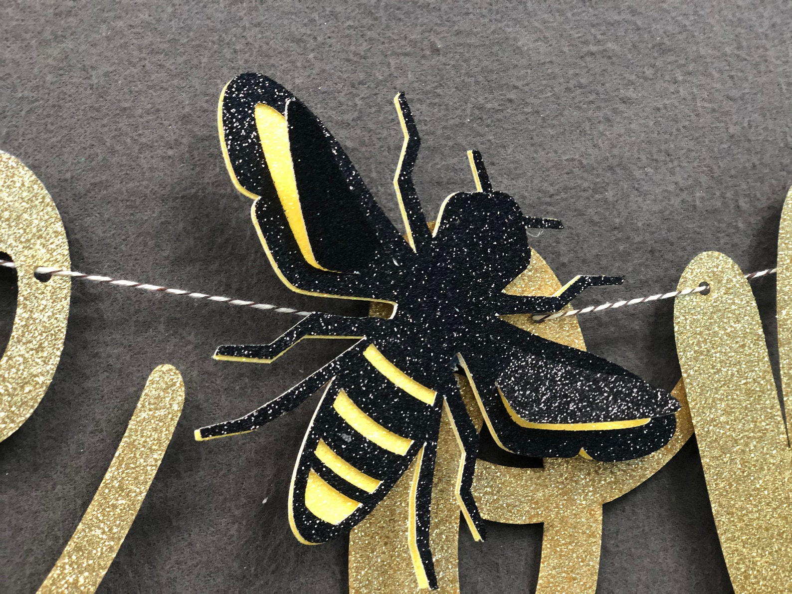 Sweet as Can Bee Banner, Bee Themed Baby Shower, Bee Baby Shower, Baby ...