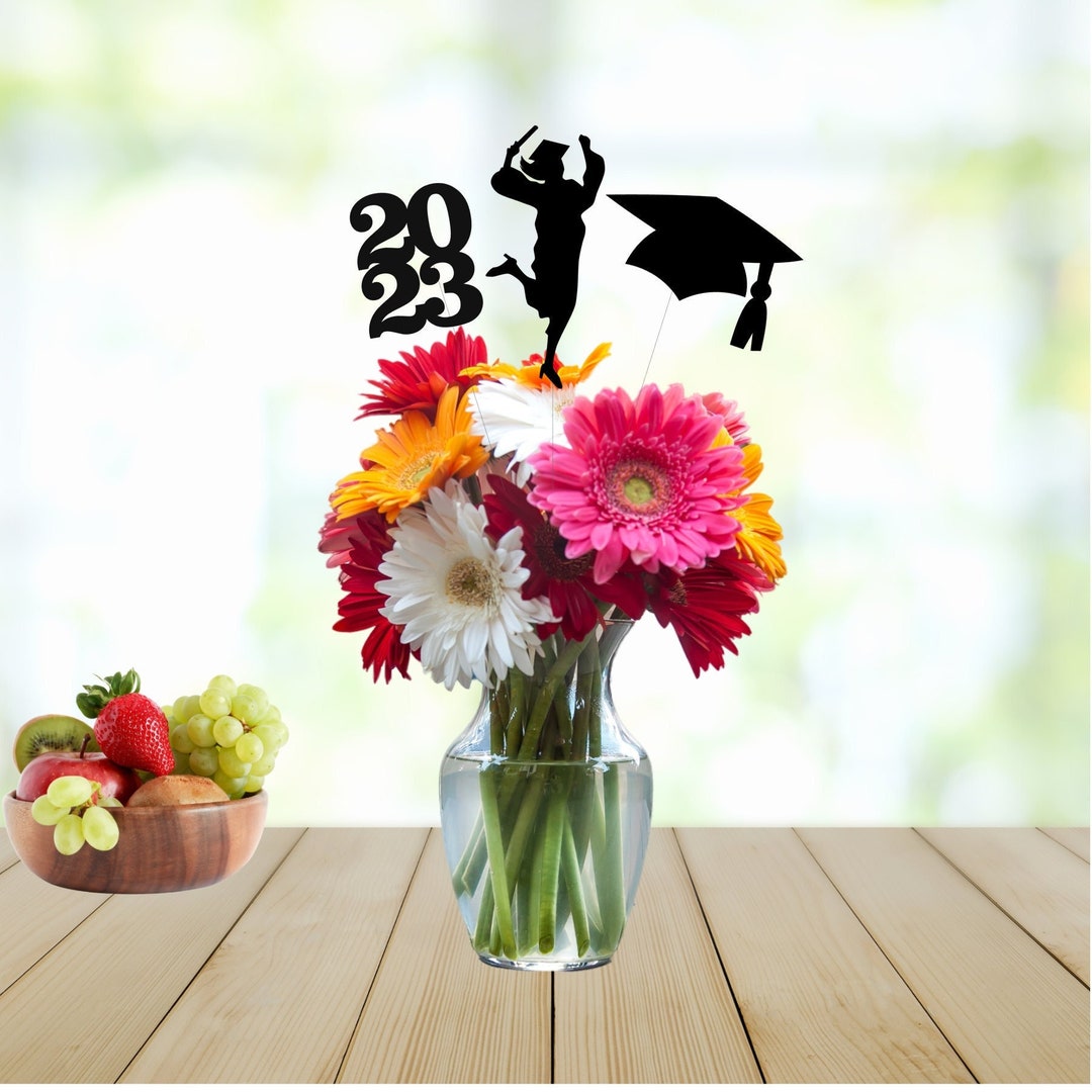 Graduations Centerpieces, Class of 2023 Decorations, Graduation ...