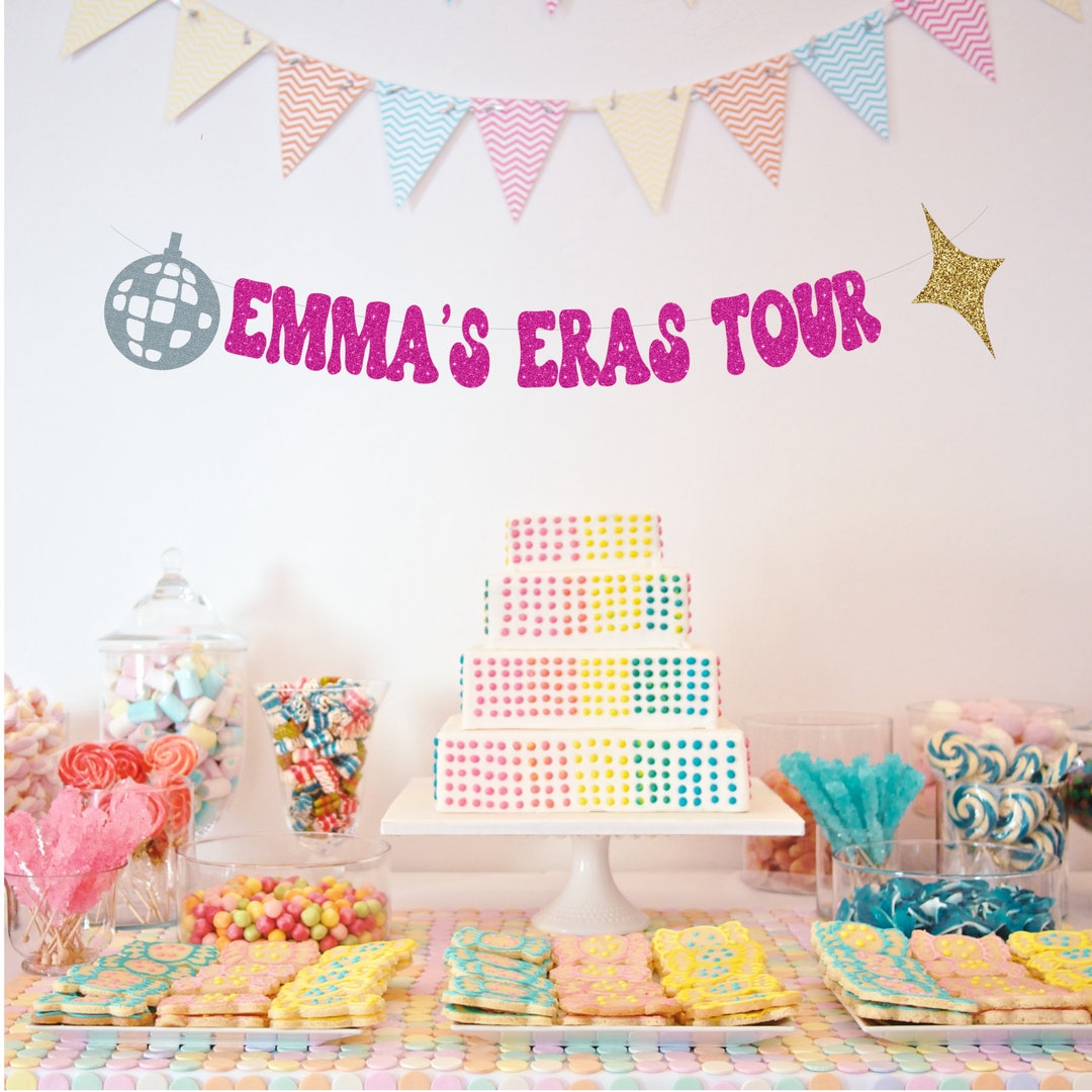 Eras Birthday Banner, Birthday Banners, Birthday Decorations, Happy ...