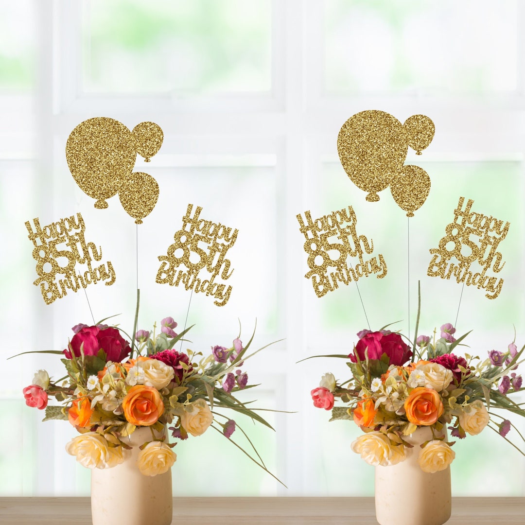 85th Birthday Centerpiece, 85th Birthday Decorations, 85th Birthday ...