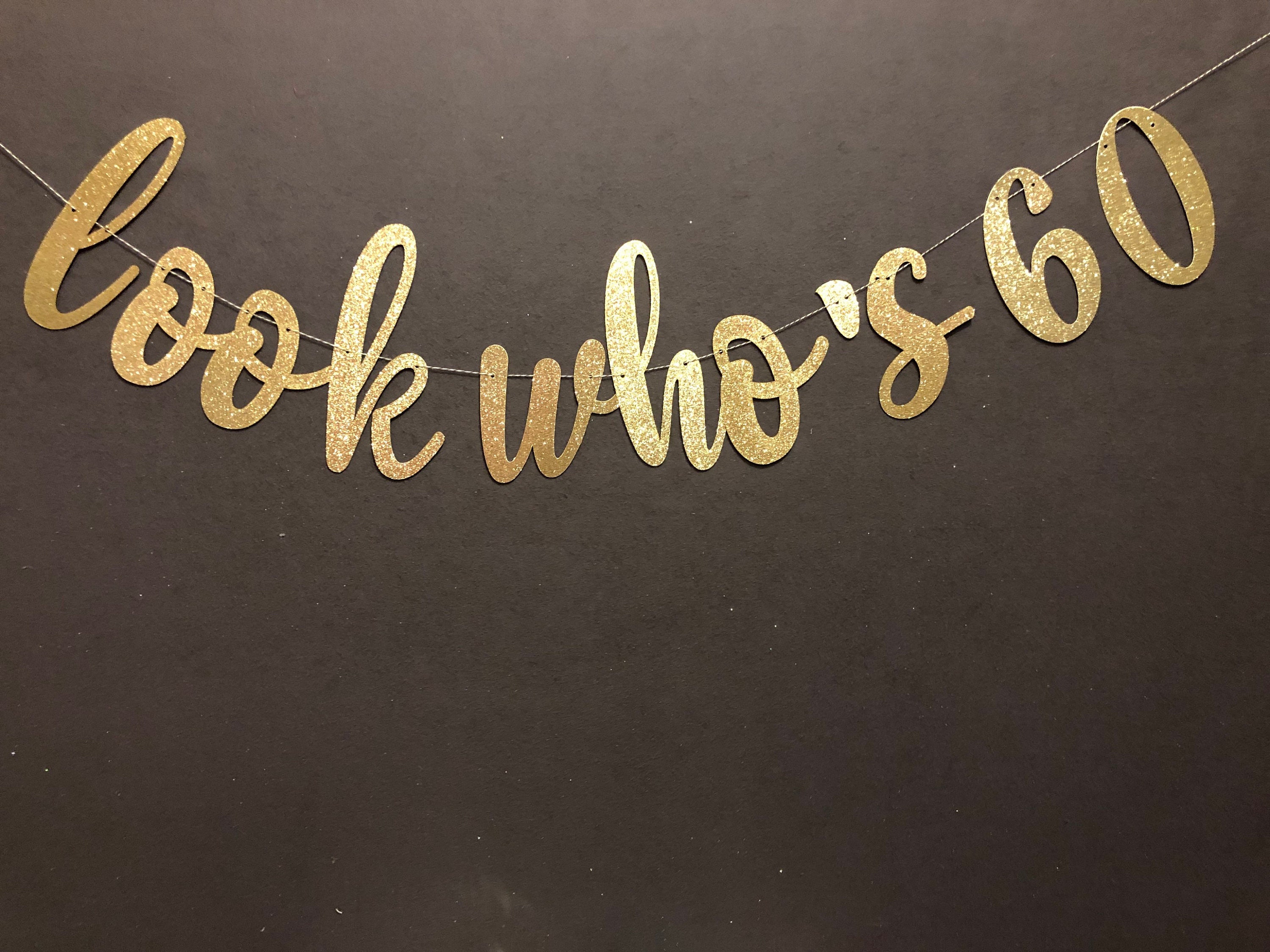 60 Birthday Banner 60th Birthday Party 60th Anniversary - Etsy Australia