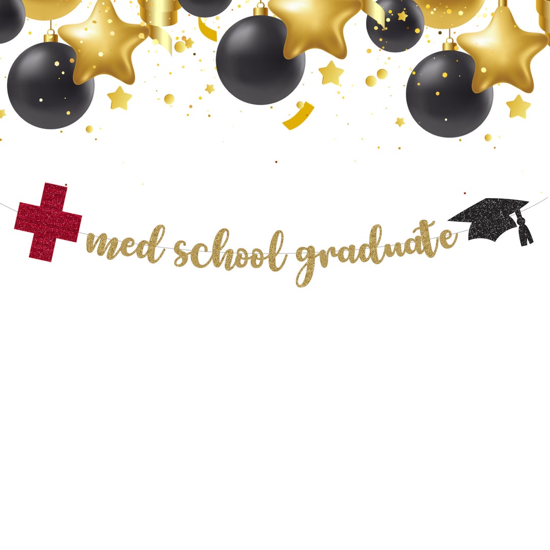 Medical School Graduation Banners, Graduation Decorations, Graduation ...