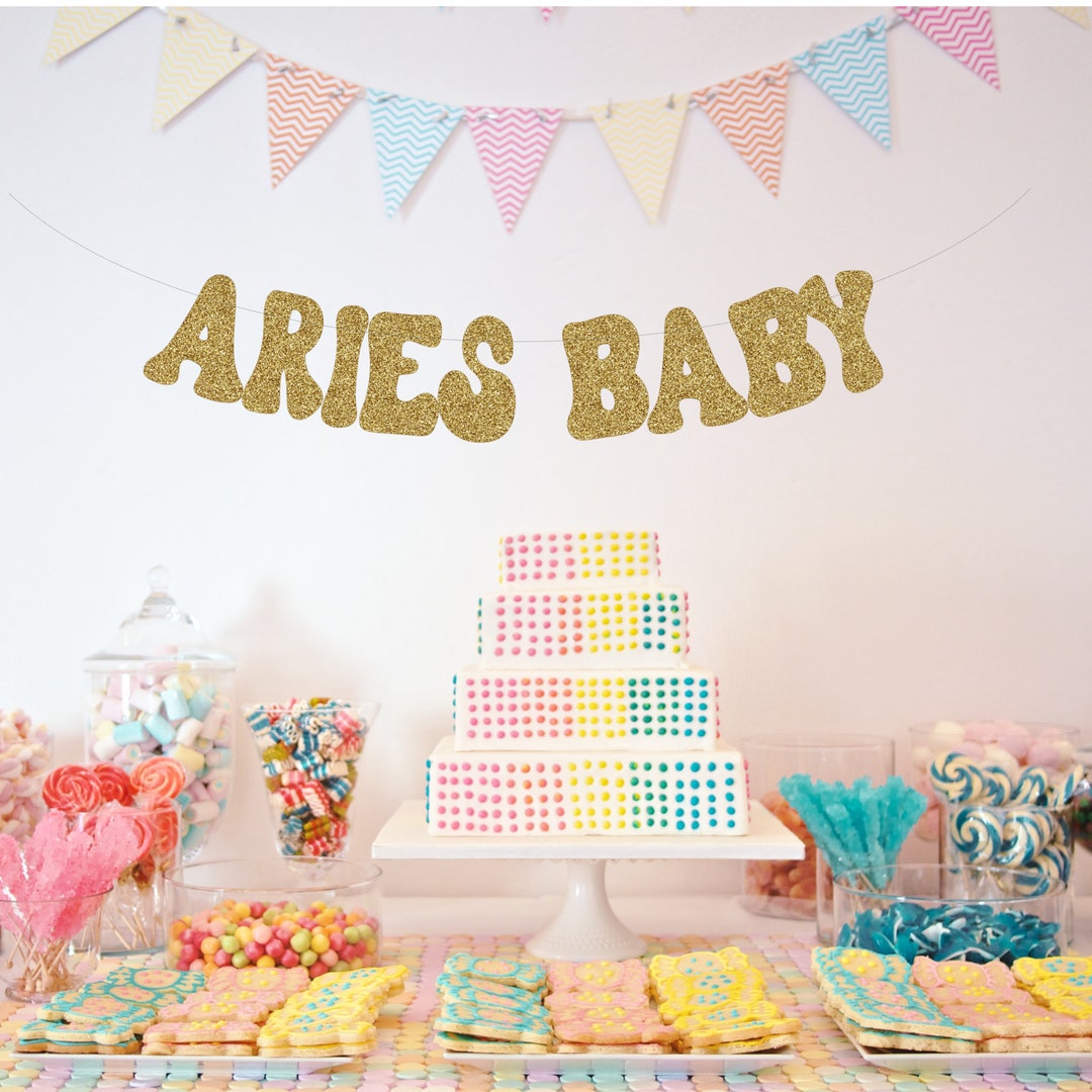 Aries Birthday Banner, Aries Banner, Zodiac Birthday Banner, Taurus ...