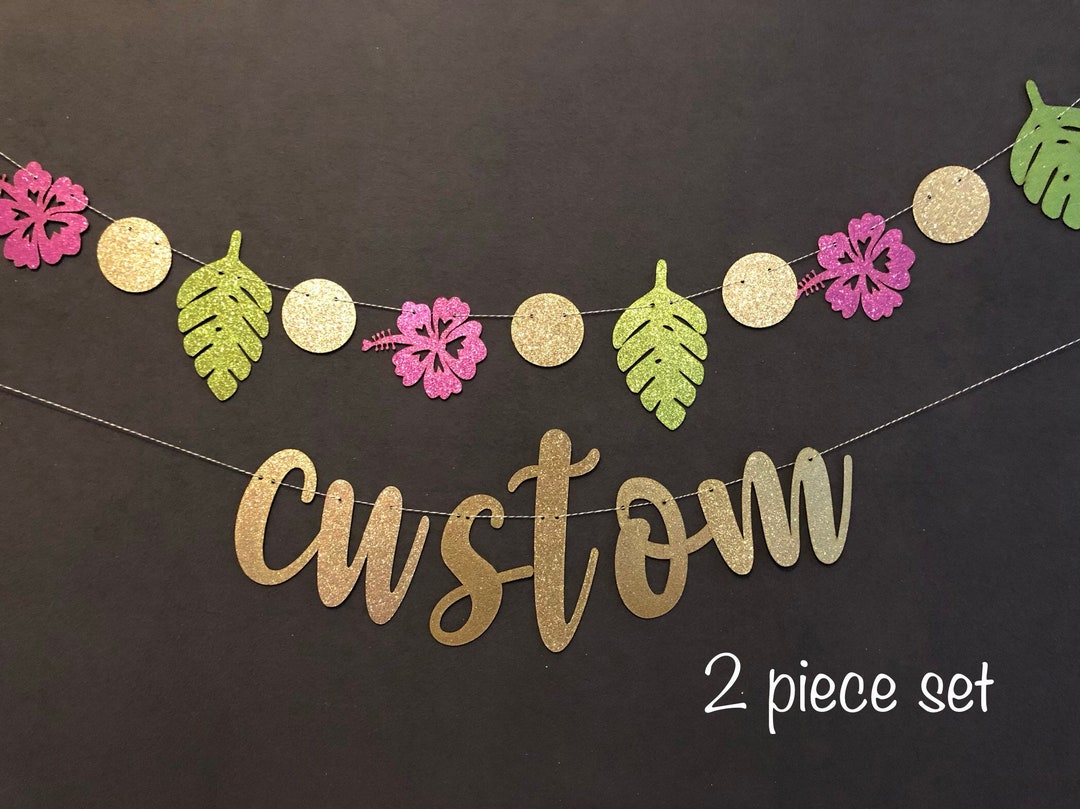 Custom Banner, Luau Banner, Bachelorette Party Decoration, Birthday ...