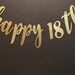 Happy 18th Banner, 18th Birthday, Happy 18th Birthday, 18th Birthday ...