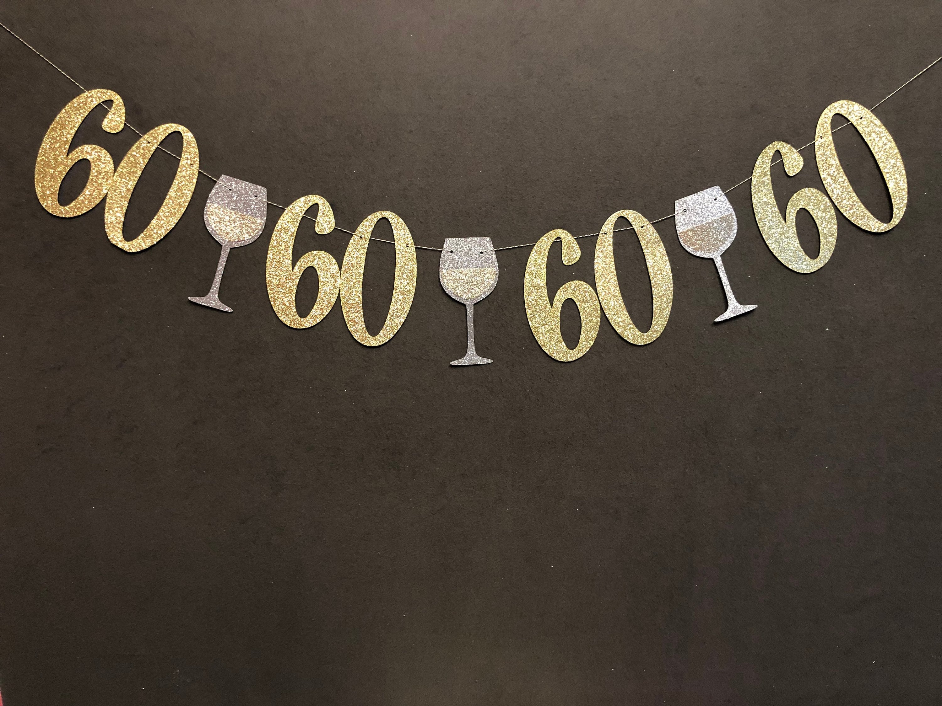 60th Birthday Decorations, 60th Birthday Banner, 60th Birthday Party ...