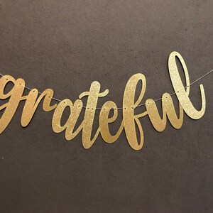 Grateful Banner/ Fall Banner/thanksgiving Decorations/thanksgiving ...