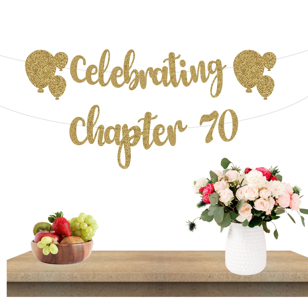 70th Birthday Banner, 70th Birthday, 70th Birthday Decorations ...