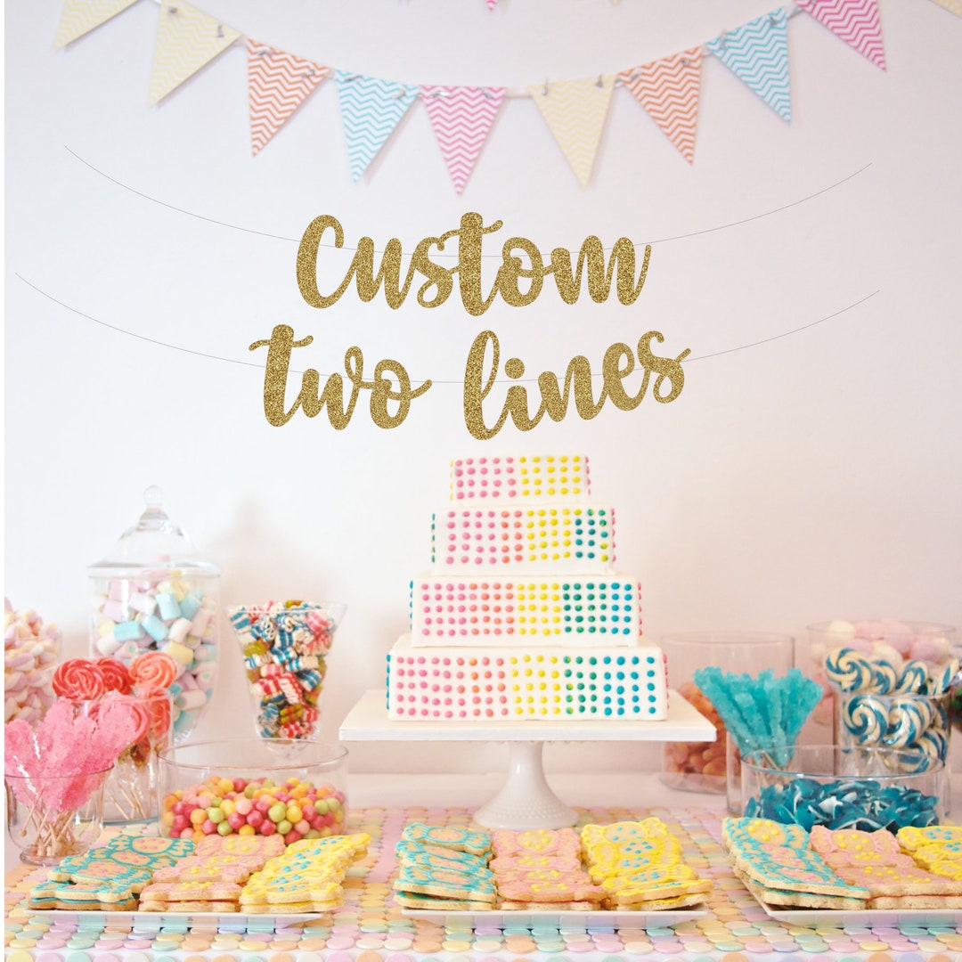 Custom Banners, Birthday Banners, Bachelorette Party Decoration ...