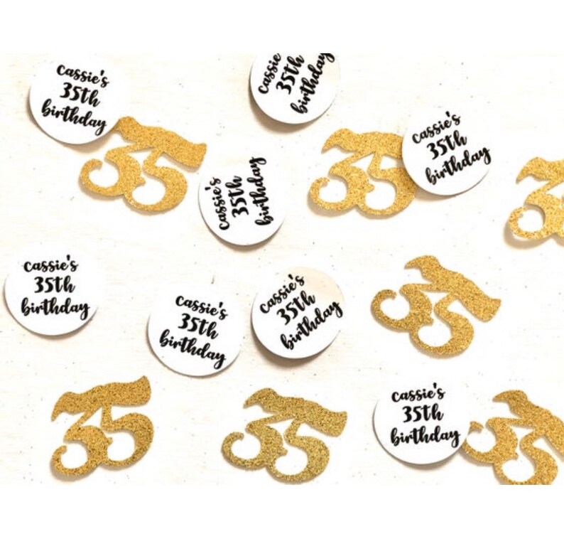 Cheers to 35 Years Banner 35th Birthday 35th Anniversary | Etsy