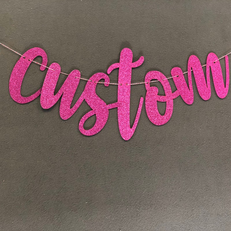 Hot Pink Banner - Etsy